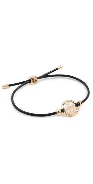 Tory Burch Icon Slider Bracelet - Tory Gold/black