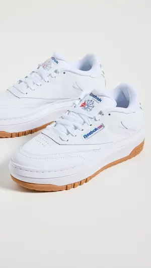 REEBOK Club C Extra Platform Sneakers - White/white/vector Blue