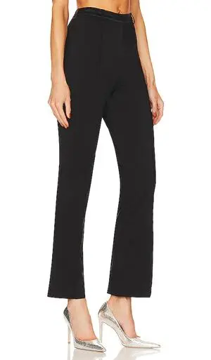 FLEUR DU MAL Tailored Crystal Cutout Pant