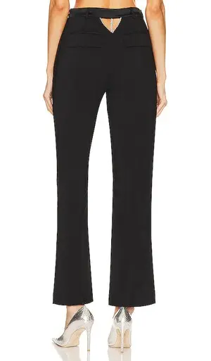 FLEUR DU MAL Tailored Crystal Cutout Pant
