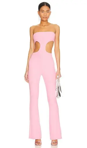 Superdown Darcey Cut Out Jumpsuit - Pink