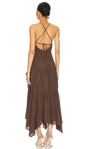 SNDYS. Tahlia Dress - Chocolate