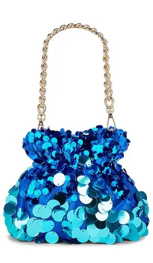OLGA BERG Pedro Sequin Pouch