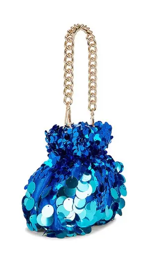 OLGA BERG Pedro Sequin Pouch
