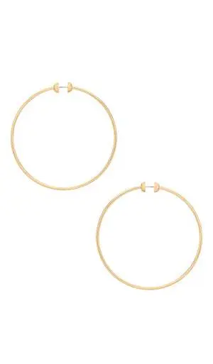 Jenny Bird Large Hoop Earrings - Gold