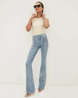 Veronica Beard Beverly Skinny-flare Jean