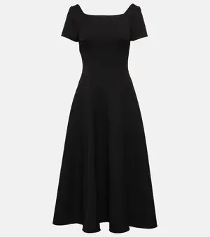 EMILIA WICKSTEAD Marielle Crêpe Midi Dress