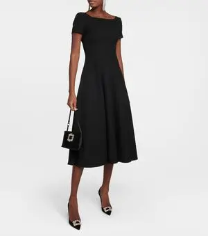 EMILIA WICKSTEAD Marielle Crêpe Midi Dress