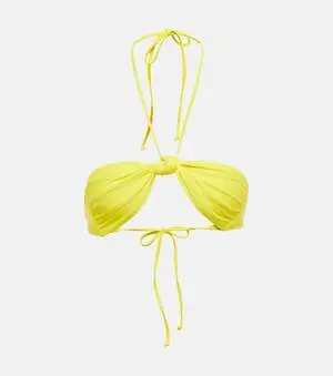BANANHOT Pinki Halterneck Bikini Top - Yellow