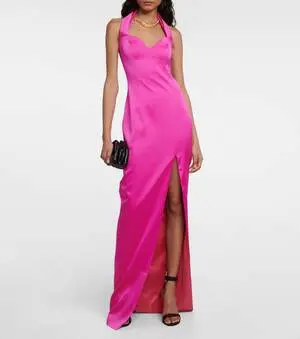 RASARIO Satin Gown