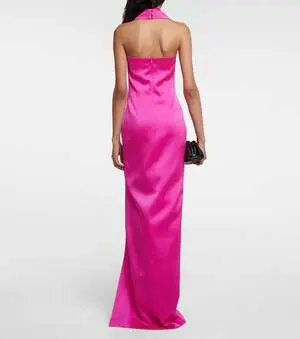RASARIO Satin Gown