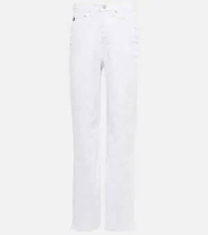 Ag High-rise Wide-leg Jeans