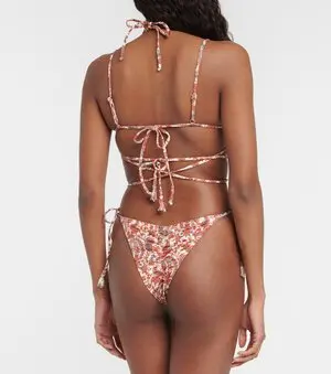 BANANHOT India Paisley Print Bikini Top