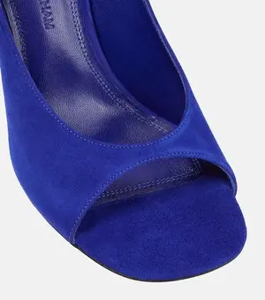 Victoria Beckham Suede Slingback Sandals