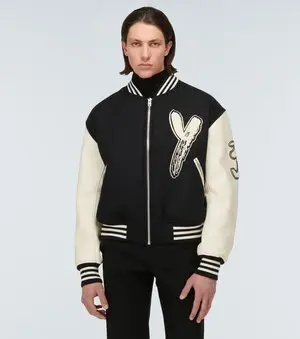 Y3 Varsity Jacket In Black - 30% Off | Editorialist