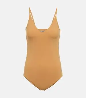 JIL SANDER Jersey Bodysuit - Beige