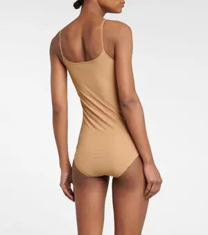 JIL SANDER Jersey Bodysuit - Beige