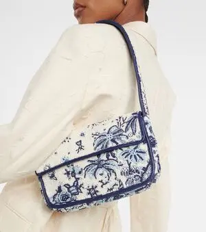 Staud Tommy Beaded Shoulder Bag - Multicoloured
