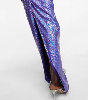 RASARIO Sequin-embellished Gown
