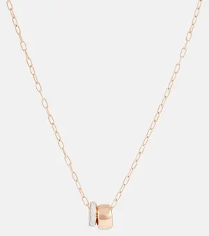 Pomellato Iconica 18kt Rose Gold Necklace With Diamonds - Metallic