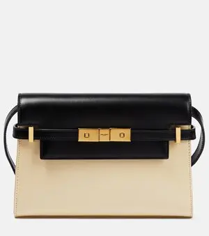 Saint Laurent Manhattan Small Leather Shoulder Bag