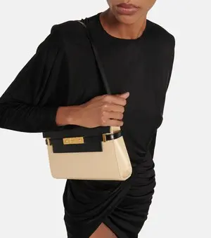 Saint Laurent Manhattan Small Leather Shoulder Bag