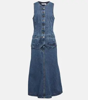 Chloé Denim Midi Dress