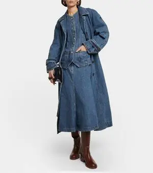 Chloé Denim Midi Dress