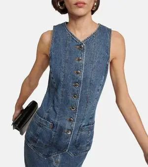 Chloé Denim Midi Dress