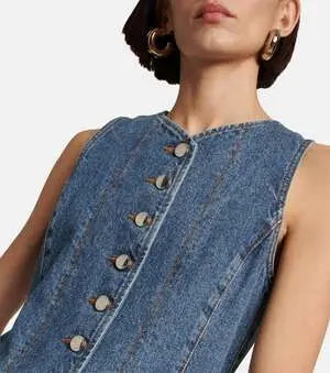 Chloé Denim Midi Dress