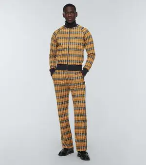 WALES BONNER Samuel Checked Track Pants