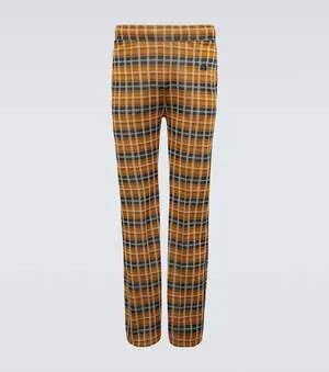 WALES BONNER Samuel Checked Track Pants - Multicoloured