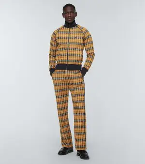 WALES BONNER Samuel Checked Track Pants - Multicoloured