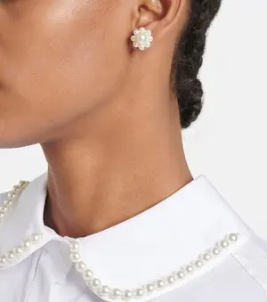 Simone Rocha Daisy Stud Earrings
