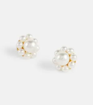 Simone Rocha Daisy Stud Earrings