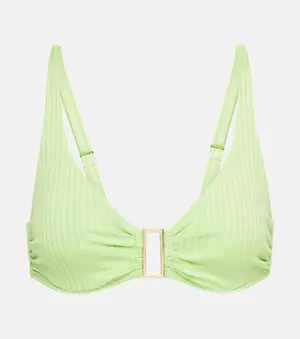 Melissa Odabash Bel Air Bikini Top - Green