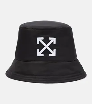 Off-White Logo Embroidered Bucket Hat