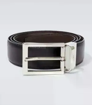 Zegna Calf Leather Belt - Black
