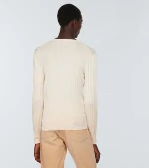 TOM FORD Silk-blend Henley Sweater