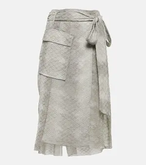 Grey Wrap Skirts