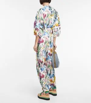 Stella McCartney V-neck Floral Jumpsuit