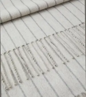 Loro Piana Pinstriped Cashmere Throw