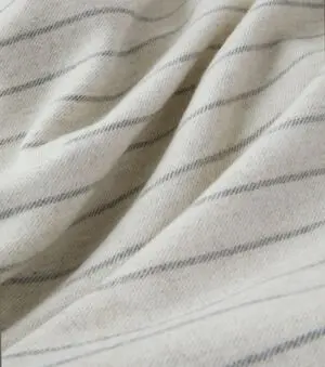 Loro Piana Pinstriped Cashmere Throw