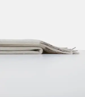 Loro Piana Pinstriped Cashmere Throw