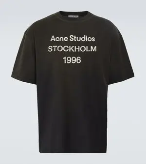 Acne Studios Stockholm 1996-Print T-Shirt - Black | Editorialist