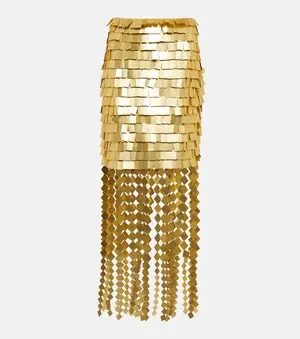 Simkhai Lucee Embellished Midi Skirt