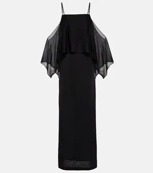 TOM FORD Side-slit Gown - Black