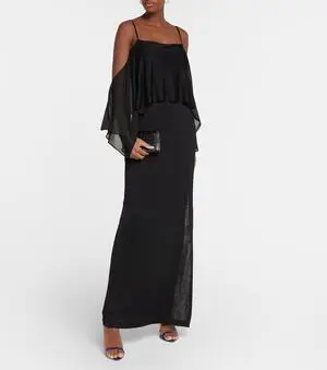 TOM FORD Side-slit Gown - Black