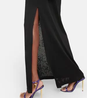 TOM FORD Side-slit Gown - Black