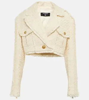 Balmain Metallic Outerwear For Women